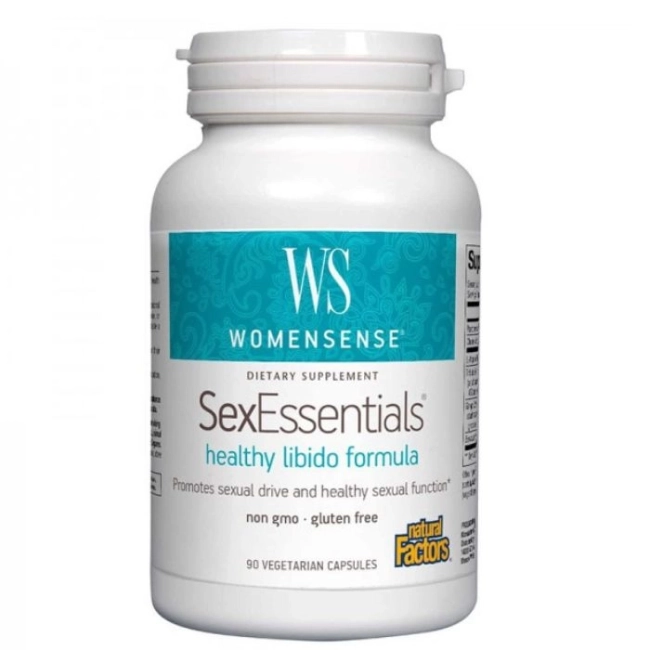 Natural Factors Sex Essentials® Womensense® х 90 капсули Продукти