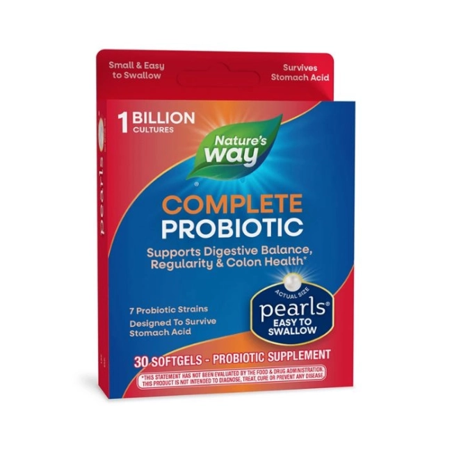Nature’s Way Probiotic Pearls Complete Digestive Health / Пробиотик за ...