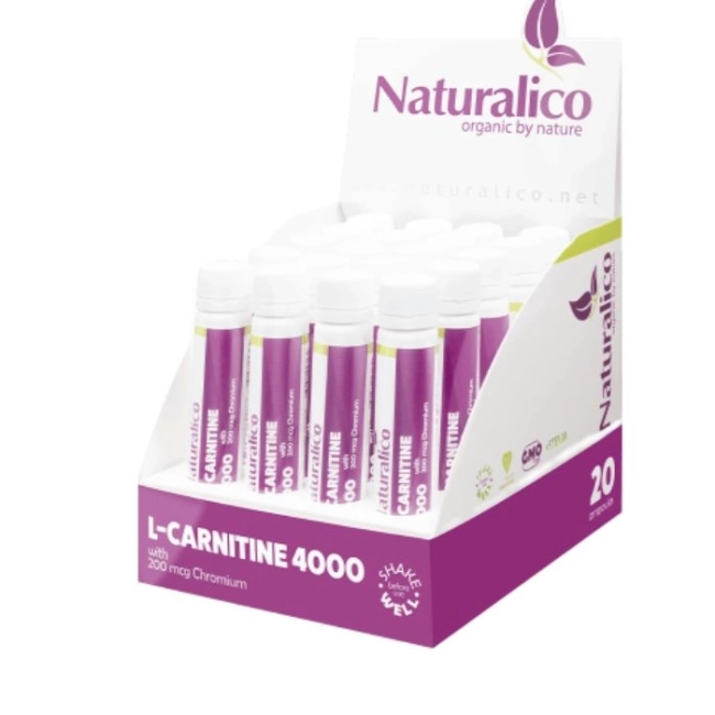 Naturalico L-Carnitine 4000 20 x 25 мл - Продукти | Usmivka.bg