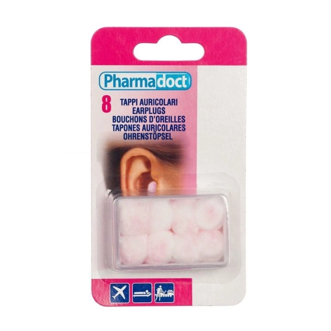 Pharmadoct Тапи за уши восъчни 8 бр. - Продукти | Usmivka.bg