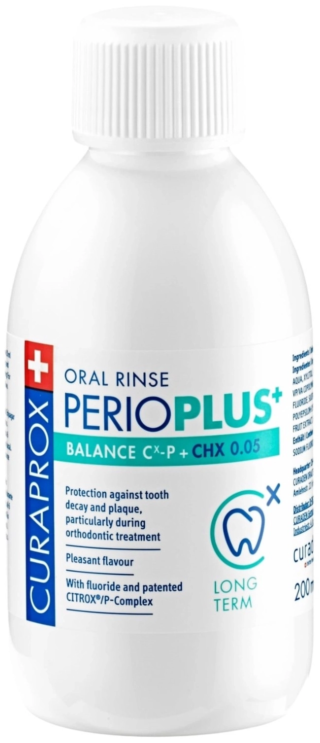 Curaprox Perio Plus Balance CHX 0.05% Вода за уста 200 мл - Продукти ...