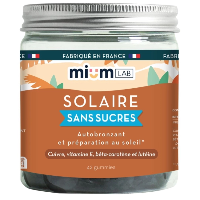Миум Лаб СЛЪНЦЕ Желирани дражета х 42 броя/Mium Lab SOLAIRE Gummies ...